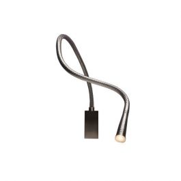 Contardi Flexiled AP L90 Steel with switch Wandlamp zilver