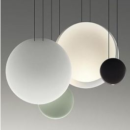 Vibia Cosmos 2516 Groen / Donkerbruin / Wit Hanglamp olijf